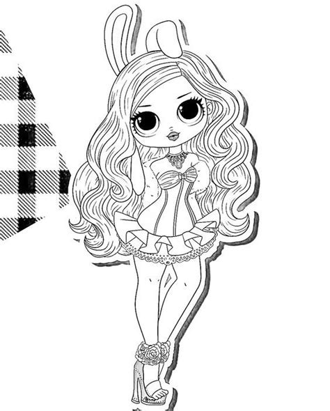 39 Coloriage poupée lol à imprimer ou à dessiner Cute coloring pages