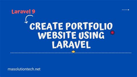 Laravel 9 Portfolio Website Project Series Lecture 1 Install Laravel