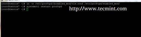 Secure ProFTPD Connections Using TLS SSL Protocol On RHEL CentOS 7