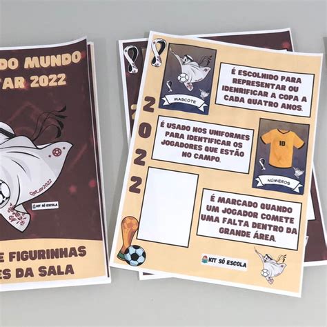 Álbum Copa do Mundo 2022 Craques da Minha Turma Elo7