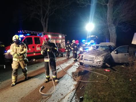 Nowy Staw Wypadek w Tralewie Straż pożarna informuje o przebiegu