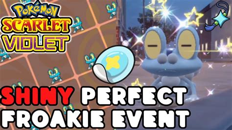 SHINY Froakie Event For Pokemon Scarlet And Violet YouTube
