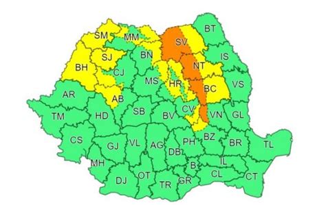Avertizare meteo ANM de ninsori și viscol GorjOnline Zi de zi