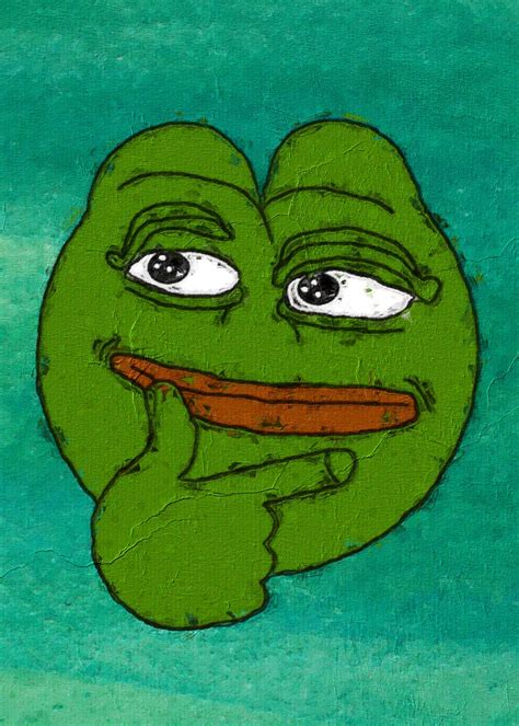 Pepe The Frog Poster By Meme Daily Displate