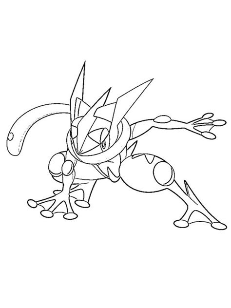 27 Desenhos Do Greninja Pokemon Para Imprimir E Colorir