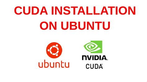 how to install cuda on ubuntu linux cuda installation youtube