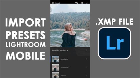 Cara Import Presets Lightroom Mobile Xmp File Youtube