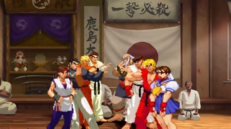 Kyokugenryu Vs Ansatsuken King Of Fighter Vs Street Fighter Youtube