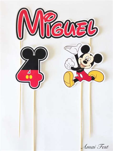 Topo De Bolo Mickey Amai Fest