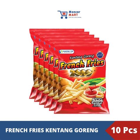 Jual French Fries Snack Kentang Goreng 2 000 Renceng Isi 10 Pcs X 17g