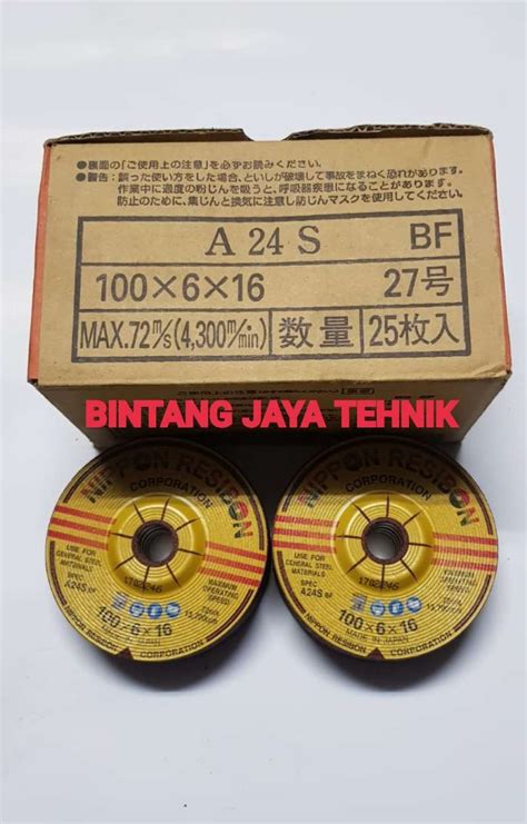 Jual Batu Gerinda Nippon Resibon 4 X 6 Batu Gerinda Poles Nippon