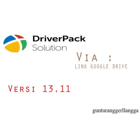 Jual Driverpack Driver Pack DRP Solution 13 11 VERSI LAMA Shopee