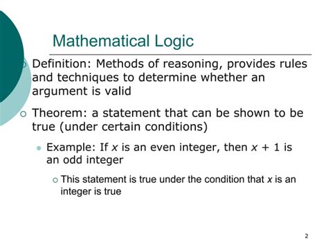 mathematical logic part 1