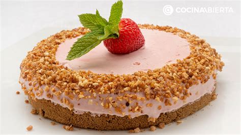 Tarta Helada De Fresas Un Fresco E Irresistible Postre Elaborado Por