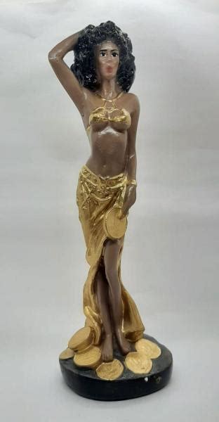 Escultura Estatueta Estatua Orixá Oxalá E Pombagira Do Ouro Umbanda