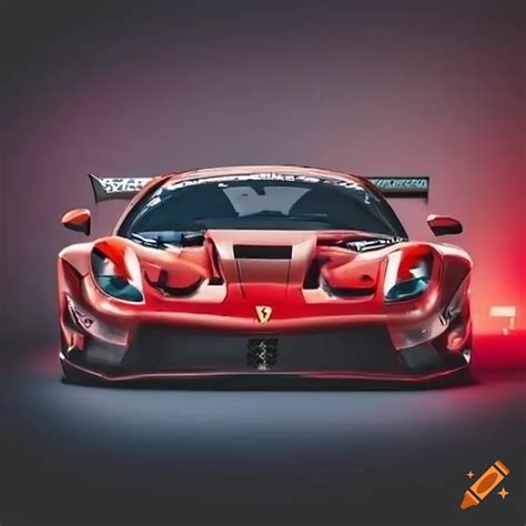 Ferrari Gt Car On Craiyon