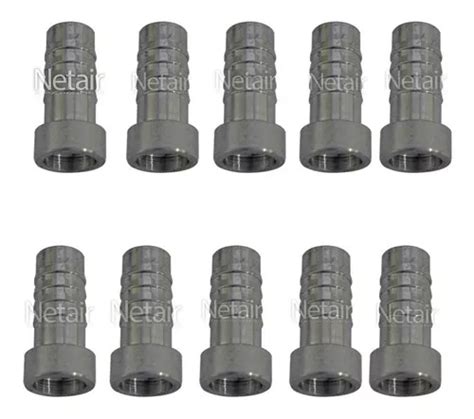 10 Salva Vidas 10mm Alumínio Mangueira Ar Condicionado Carro