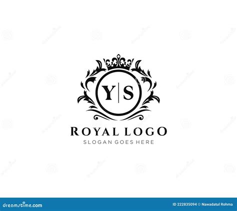 Letra Inicial Ys Marca Lujosa Plantilla De Logotipo Para Restaurante