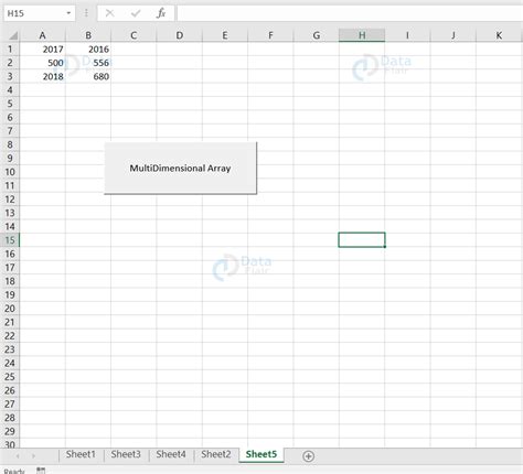 excel vba arrays dataflair