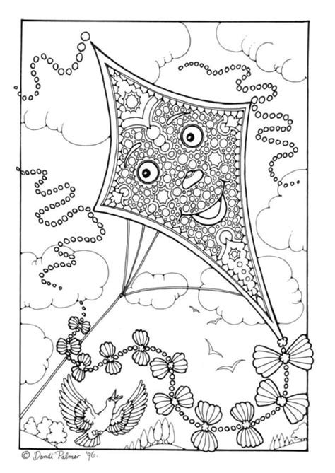 Coloriage Cerf Volant Coloriages Gratuits Imprimer Dessin