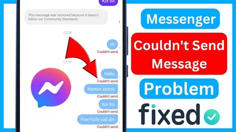 How To Fix Messenger Couldnt Send The Message Problem Solved 2024 Messenger Couldnt Send