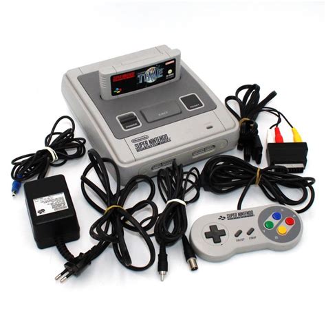 Original SNES Super Nintendo Konsole Gerät 1 Controller Sp