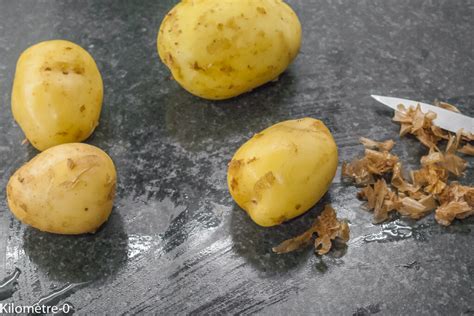 Salade de pommes de terre nouvelles aux gésiers et œufs pochés