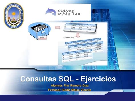 consultas sql ejercicios ppt
