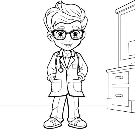 Desenho De Menino Na Cama Do Hospital Para Colorir Tudodesenhos