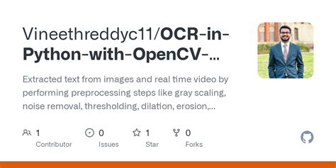 Github Vineethreddyc Ocr In Python With Opencv Tesseract And