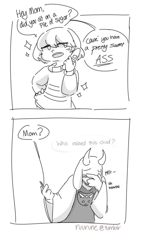 Frisk And Toriel Undertale Drawn By Ruurune Danbooru