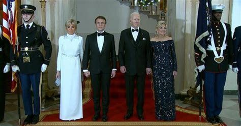 Biden Hosts His First State Dinner For French President Emmanuel Macron