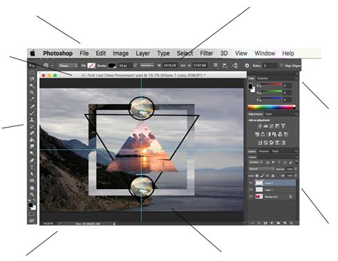 The Photoshop Interface Diagram Quizlet