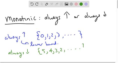 solved explain why every monotonic sequence has an upper bound a lower bound or both an upper
