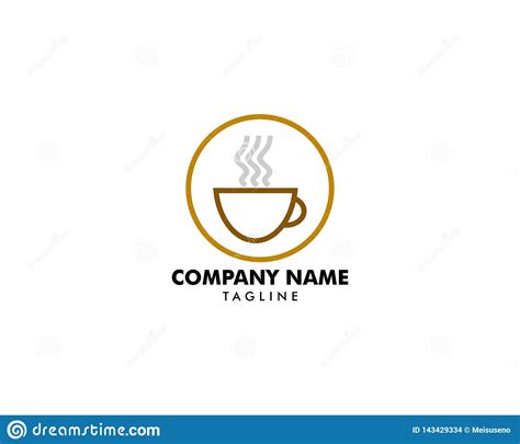 Plantilla Del Dise O Del Logotipo De La Cafeter A Ilustraci N Del