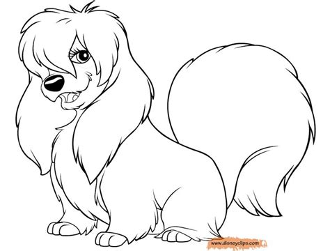 Peg From Lady And The Tramp Disney Coloring Sheets Lady And The