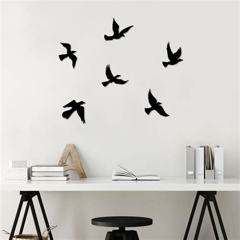 Wallity Metalna Zidna Dekoracija Flying Birds Bazzar Hr