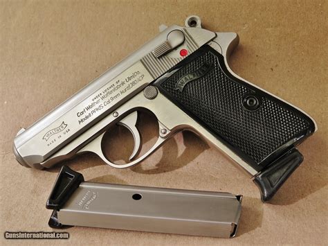 Walther Ppk S Acp Solid Stainless Steel Interarms Near Mint