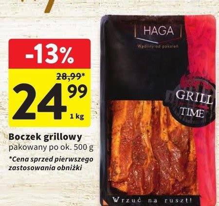 Boczek Na Grilla Haga Taniej Promocja Intermarche Super Ding Pl