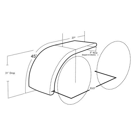 430 Stainless Steel Half Tandem Fender Kit Hogebuilt
