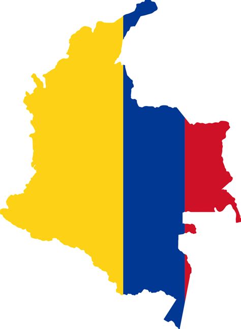 Colombia Bandera Mapa Gráficos vectoriales gratis en Pixabay Pixabay