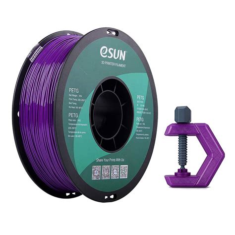ESUN PETG Solid Purple 1 75mm 1Kg 3D Printing Filament 3D FilaPrint