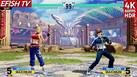 Blue Mary Vs Shingo Yabuki Hardest AI KOF XV 4K 60FPS HDR YouTube