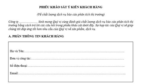 Khảo Sát Nhu Cầu Du Lịch Xu Hướng Và Ước Mong Của Du Khách