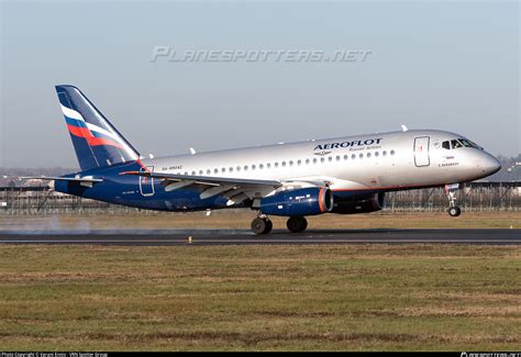 RA 89042 Aeroflot Russian Airlines Sukhoi Superjet 100 95B Photo By