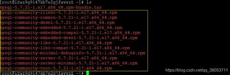 linux rpm方式安装社区版mysql 5 7 21详细教程 mysql community client 5 7 21 1 el7 x86 64 rpm csdn博客