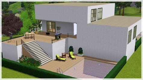 Sims Maison Moderne A Construire Ventana Blog