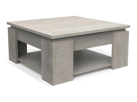 Table Basse Carrée L80x80 cm Ségur