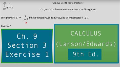 Calculus 9th Edition Larson Edwards Chapter 9 Section 3 Exercise