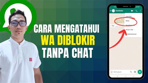 Cara Mengetahui WA Diblokir Tanpa Chat Dengan Mudah YouTube